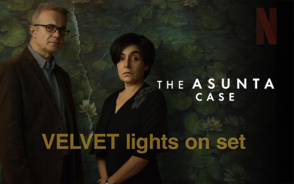 VELVET lights on The Asunta Case film set - VELVET Light